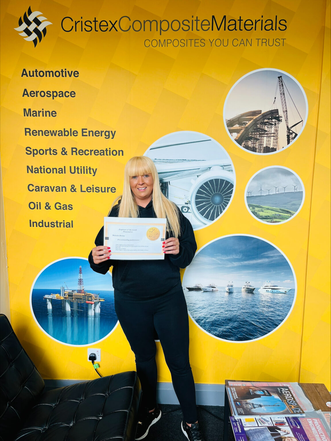 Employee of the month - June 2024 - Cristex Composite